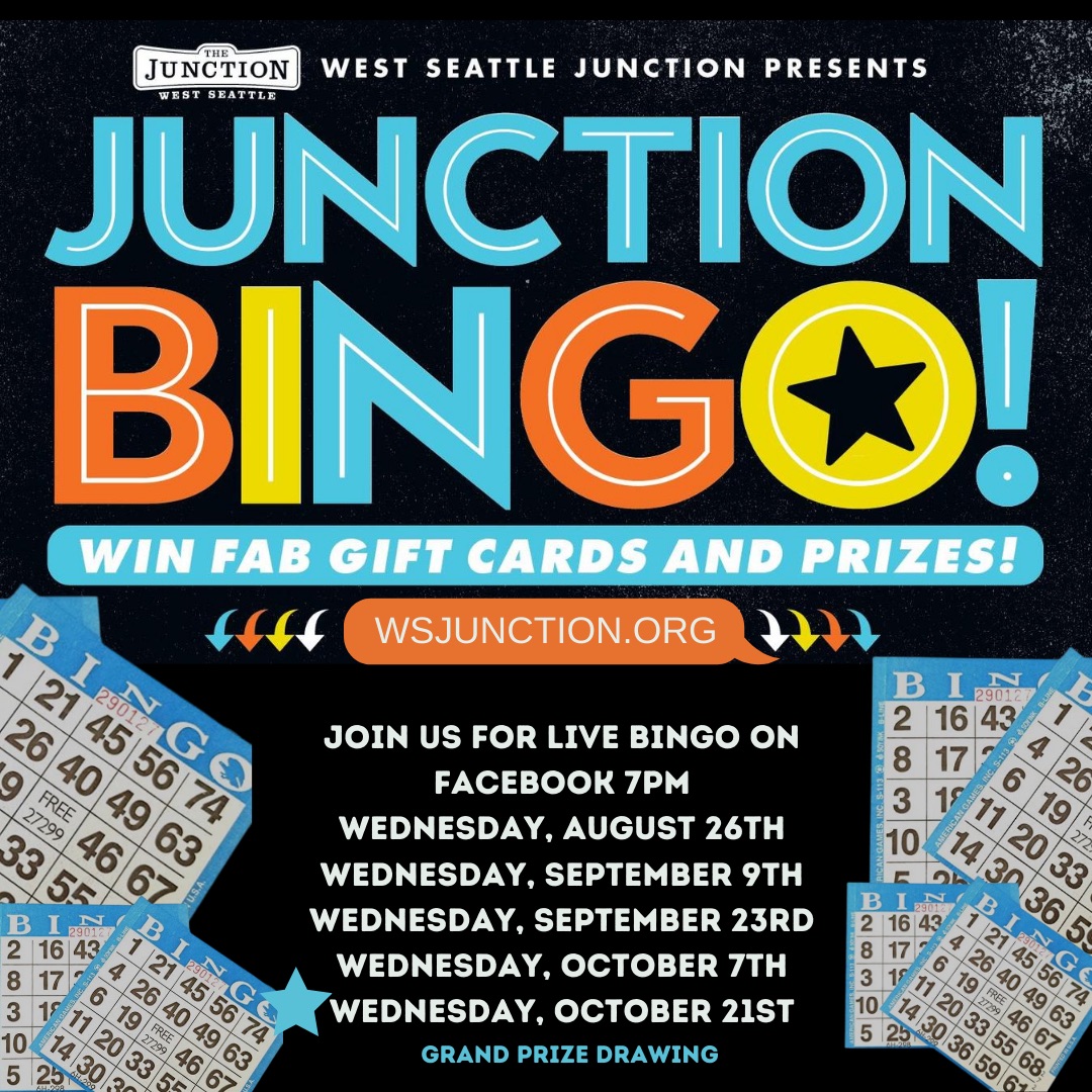 West Seattle Junction presents Junction Bingo | Westside Seattle